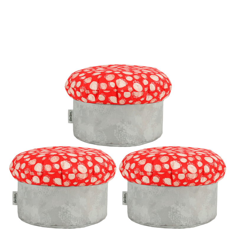 Pack Of 3 Learn About Nature Woodland Toad Stool (New For 2020)