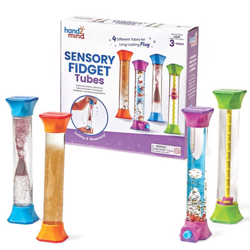 Sensory Fidget Tubes, Set of 4 | Calming & Fidget Resour