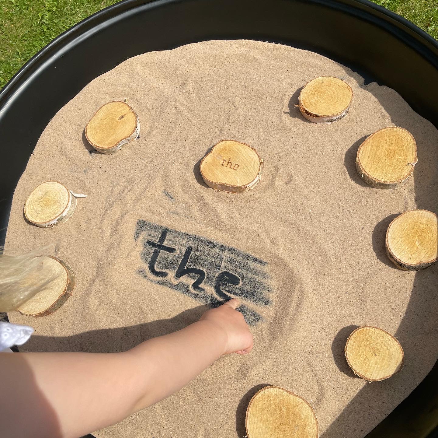 Phonics outdoors: Learning through Play | The Cosy Blog